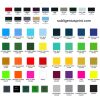Sublimation Color Chart: