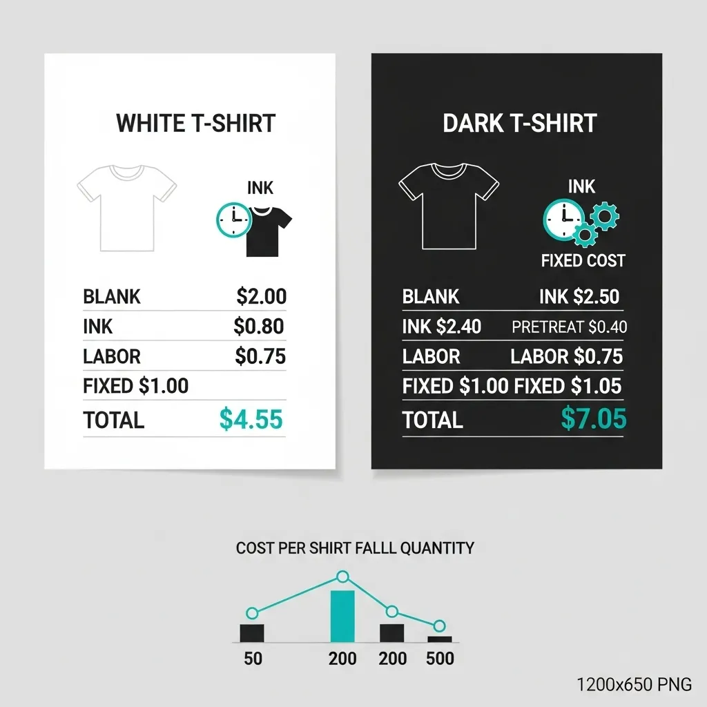 DTG Printing Costs: 2026 How to Calculate ROI per Shirt